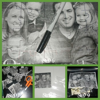 How to Make a Custom Photo Puzzle - Mod Podge Rocks