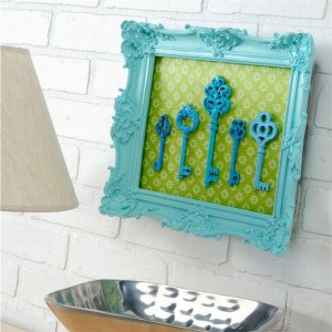 Colorful Key Wall Art for Whimsical Decor - Mod Podge Rocks