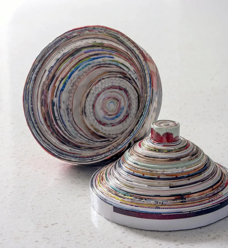 Magazine Bowl You Can Make for Free! - Mod Podge Rocks