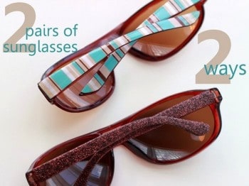 Personalized Sunglasses: Two Ways! - Mod Podge Rocks