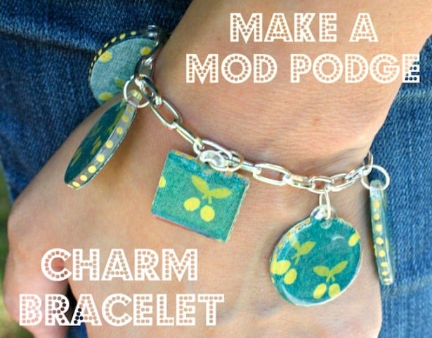 How to Make a Charm Bracelet - Mod Podge Rocks