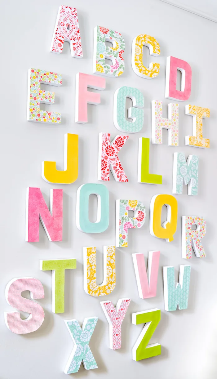 Mod Podge Cardboard Letters for Decor - Mod Podge Rocks