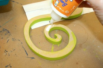 Easy Initial Wall Art on a Budget - Mod Podge Rocks