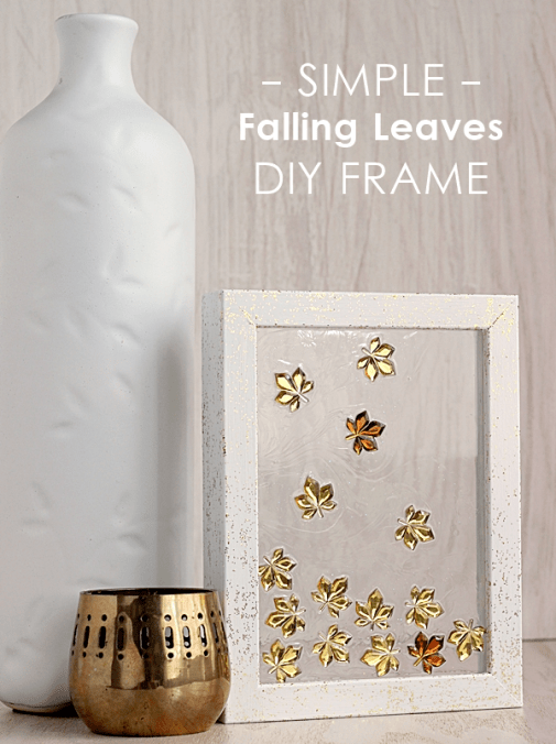 Fall Leaves Frame for Pretty Autumn Decor - Mod Podge Rocks