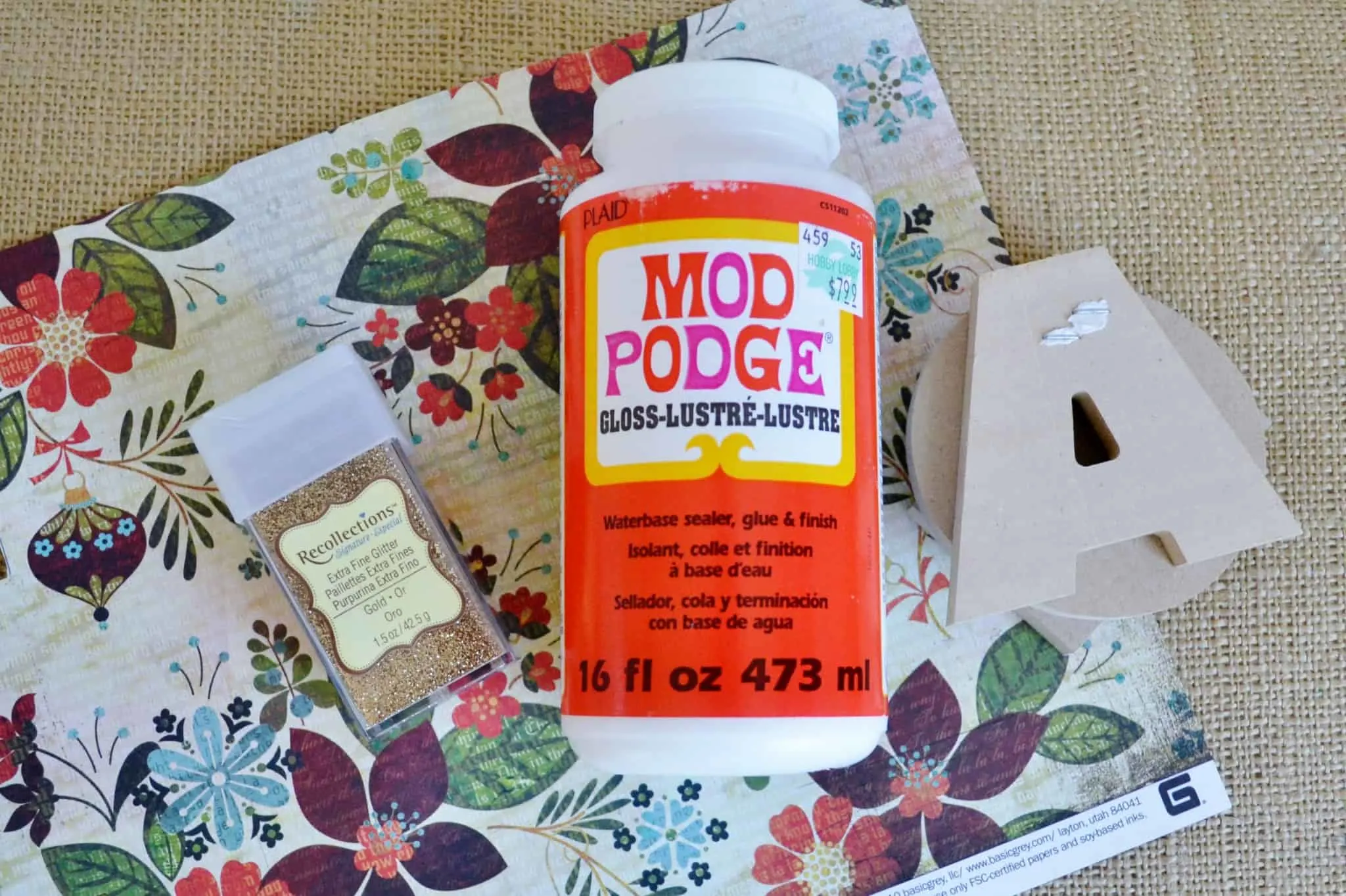 Letter Ornaments You Can Personalize - Mod Podge Rocks