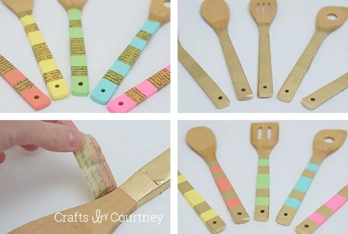 Painting Wooden Spoons for Gifts or Decorating - Mod Podge Rocks