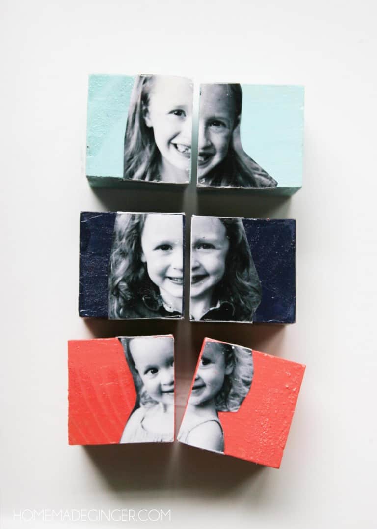 Modern DIY Photo Blocks (for Decor or Gifts!) - Mod Podge Rocks