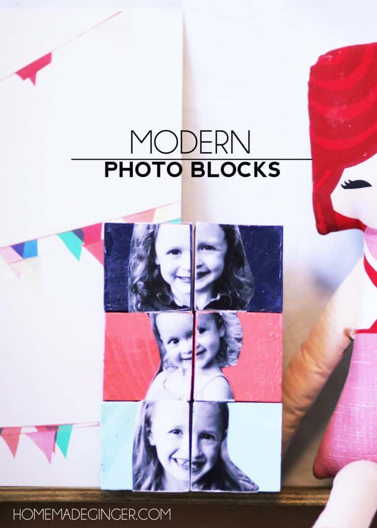 Modern DIY Photo Blocks (for Decor or Gifts!) - Mod Podge Rocks