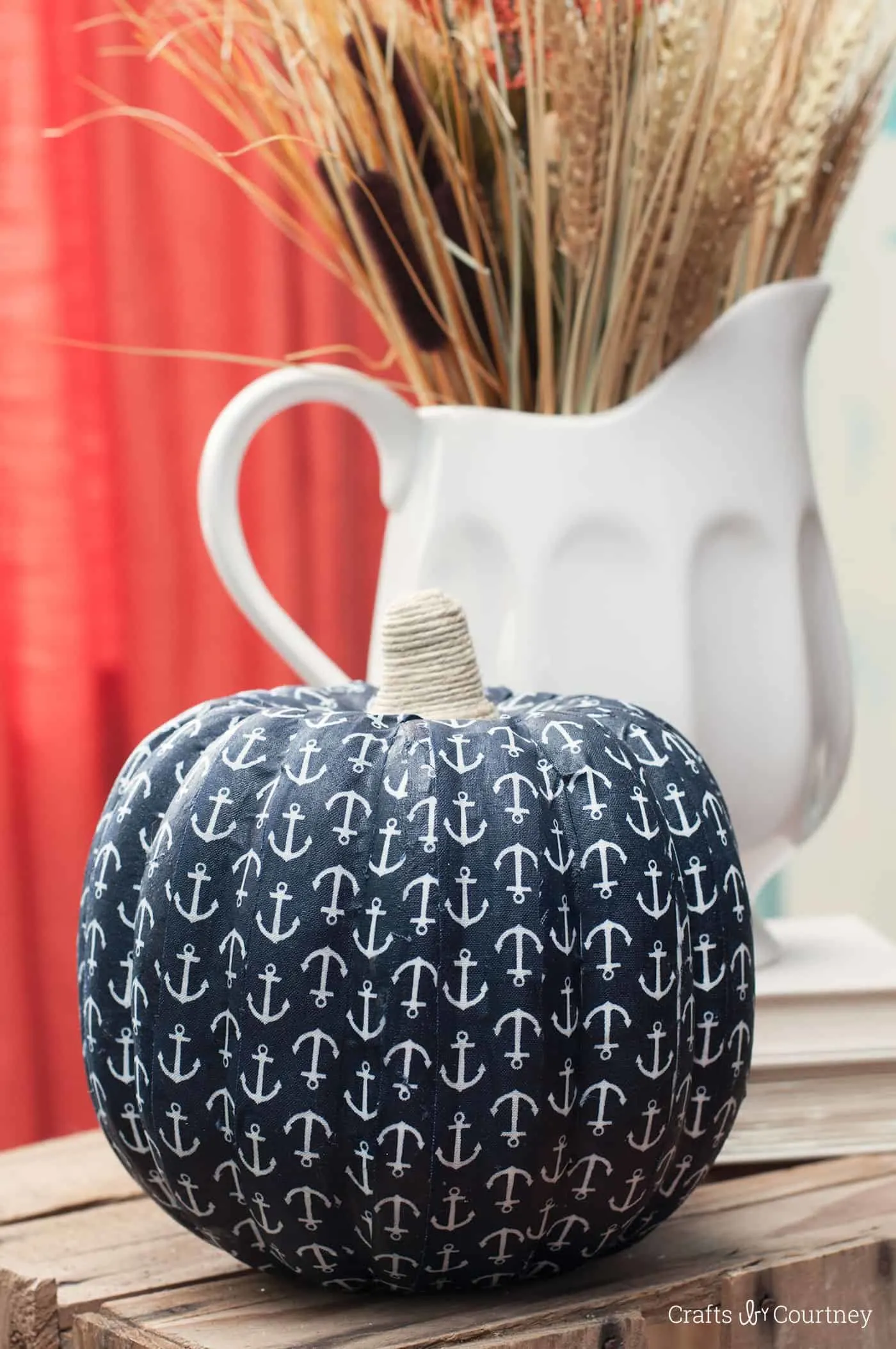 DIY Nautical Pumpkin for Fall with Mod Podge - Mod Podge Rocks