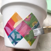 Flower Pot Decoration Ideas (Three Unique!) - Mod Podge Rocks