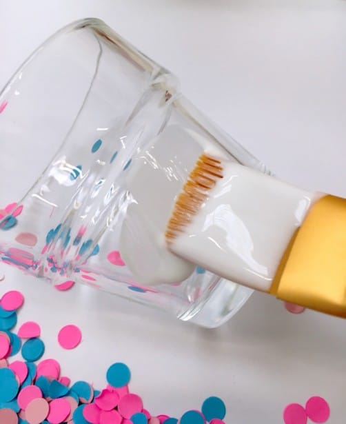 Make Confetti Candle Holders on the Cheap - Mod Podge Rocks