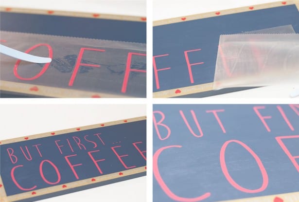 DIY Coffee Bar Sign with Farmhouse Style - Mod Podge Rocks