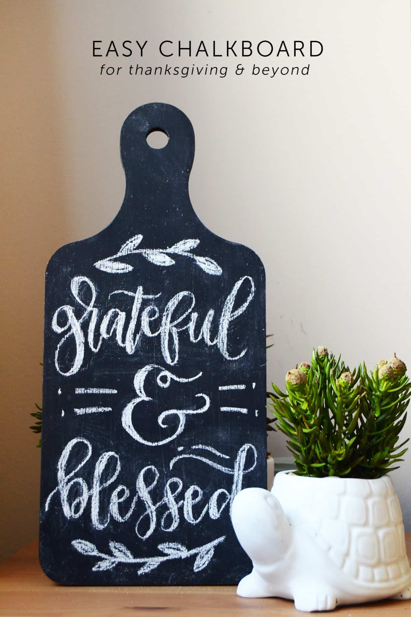 A Chalkboard Message Board for the Holidays! - Mod Podge Rocks