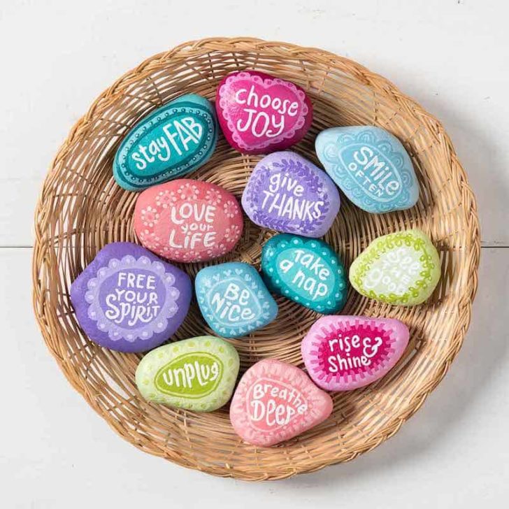 Crafts To Do At Home 50 EASY Ideas Mod Podge Rocks crafts-to-do-at-home-50-easy-ideas-mod-podge-rocks