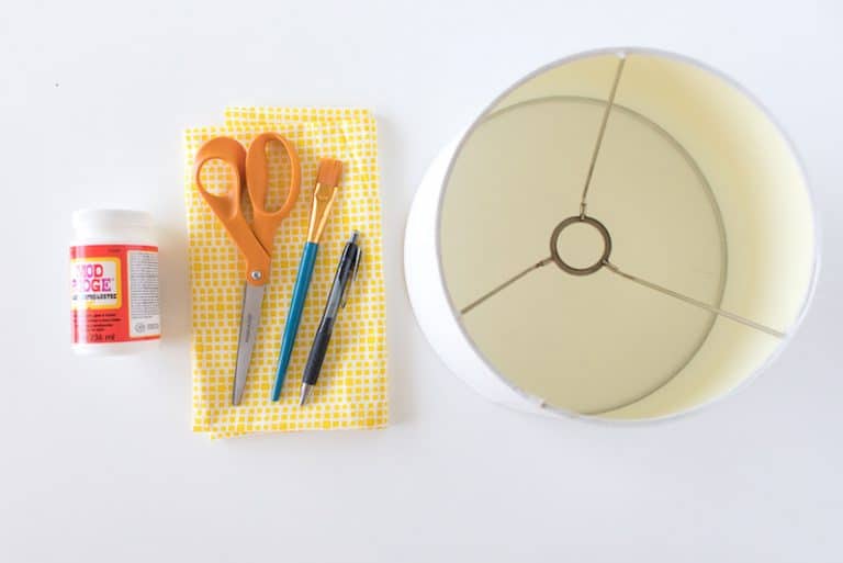 Mod Podge Lamp Shade Makeover in Minutes - Mod Podge Rocks