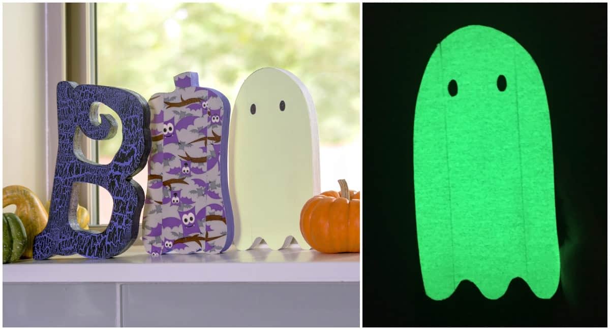 Decorate BOO Letters for Halloween - Mod Podge Rocks