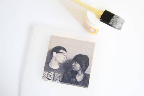 Inkjet Photo Transfer to Wood with Mod Podge - Mod Podge Rocks