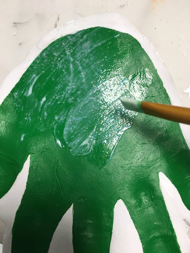 Make a Handprint Ornament the Easy Way! - Mod Podge Rocks