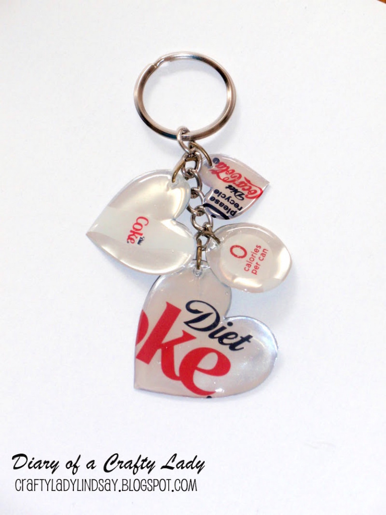 DIY Keychain from a Soda Can - Mod Podge Rocks