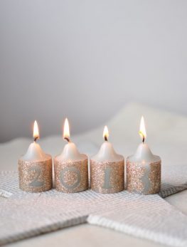 Decorate Candles with Glitter and Mod Podge - Mod Podge Rocks