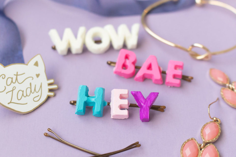 DIY Hair Pins You Can Personalize - Mod Podge Rocks