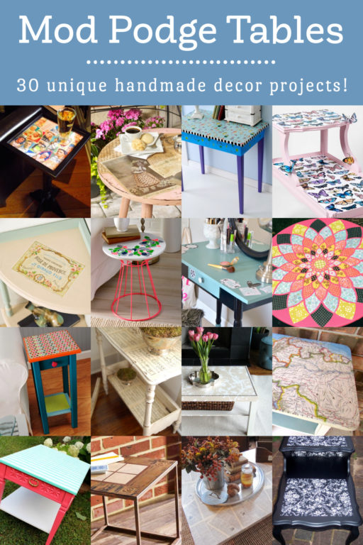 Mod Podge Table Ideas You'll Love - Mod Podge Rocks