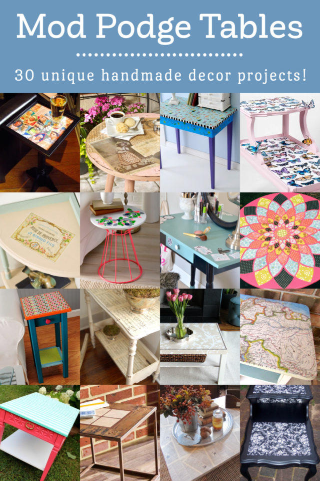 Mod Podge Table Ideas You'll Love - Mod Podge Rocks