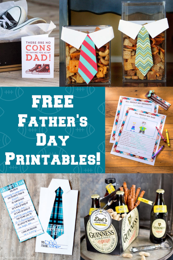 Free Father's Day Printables (They're Manly!) - Mod Podge Rocks