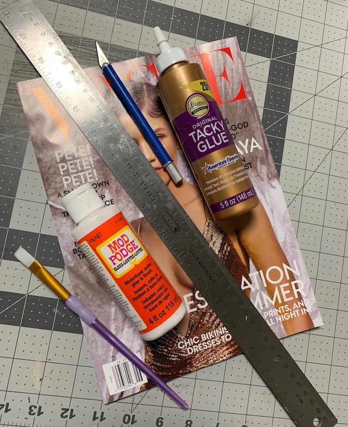 Magazine Bowl You Can Make for Free! - Mod Podge Rocks