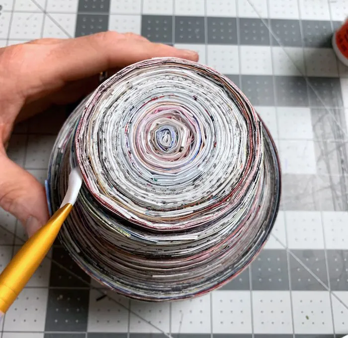 Magazine Bowl You Can Make for Free! - Mod Podge Rocks