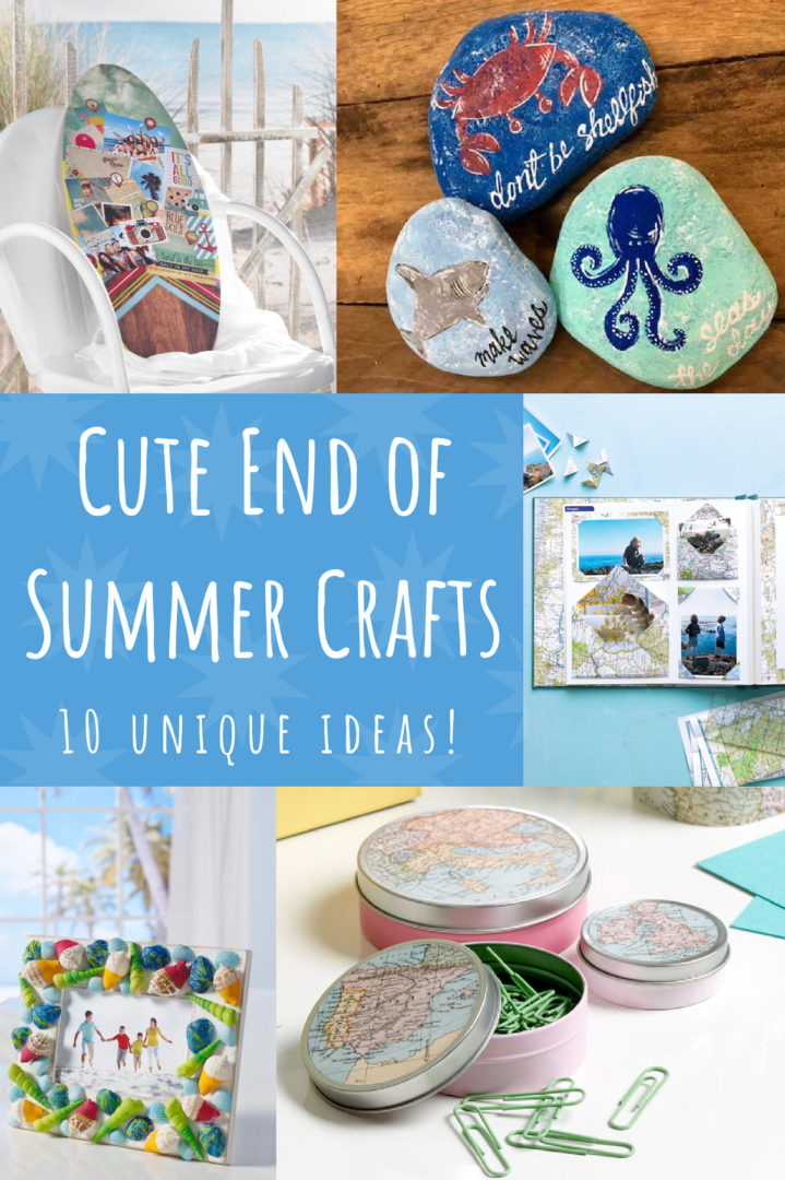 Cool End of Summer Crafts for the Family - Mod Podge Rocks