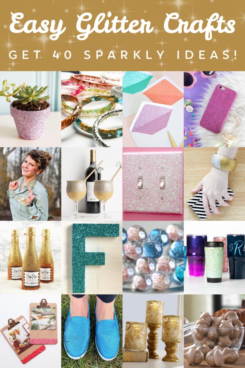 Fabulous Glitter Crafts Made with Mod Podge - Mod Podge Rocks