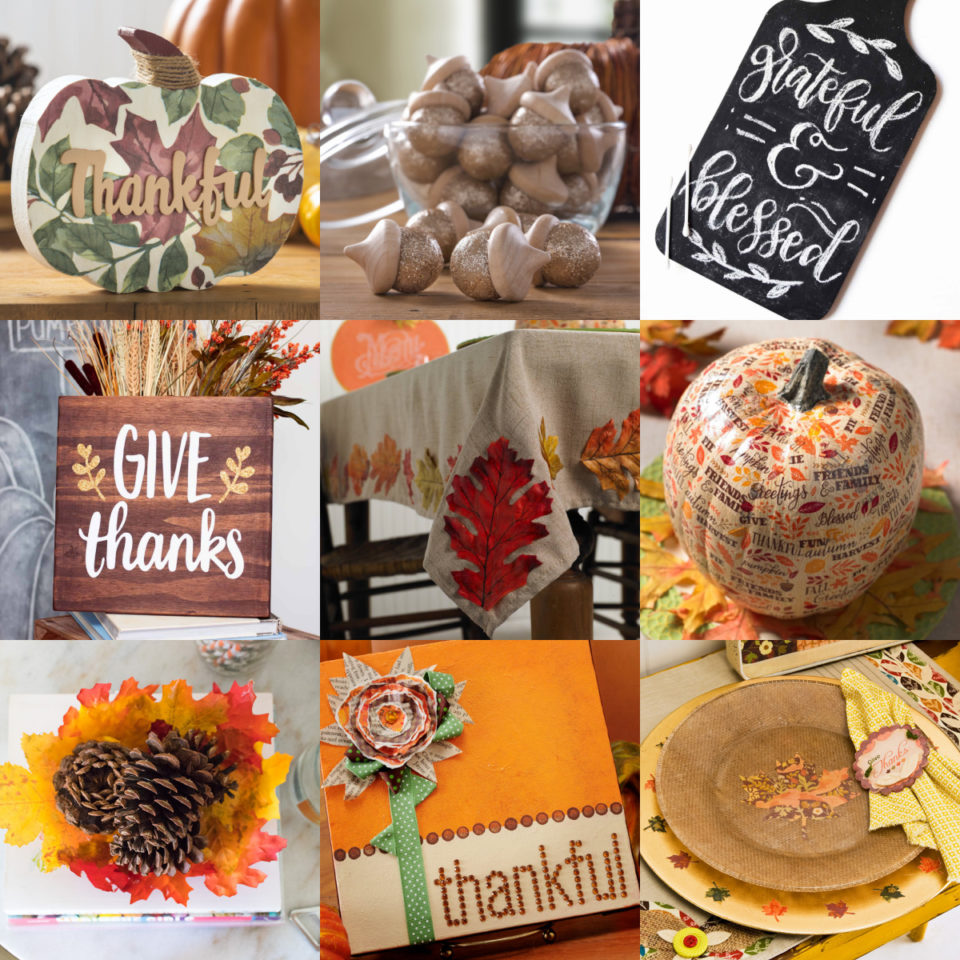 Thanksgiving Crafts Perfect for the Holiday - Mod Podge Rocks