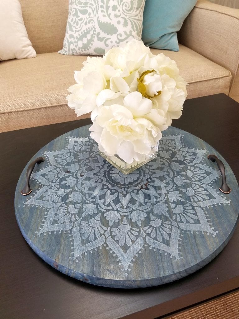 40+ Painted Trays to Decorate Your Home - Mod Podge Rocks