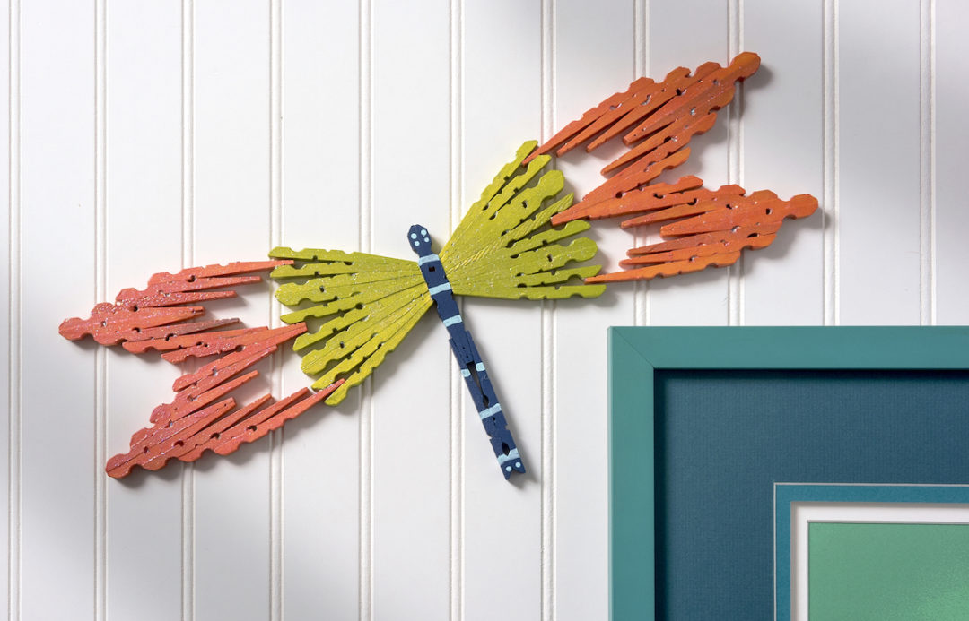 Clothespin Dragonflies for Colorful Room Decor - Mod Podge Rocks