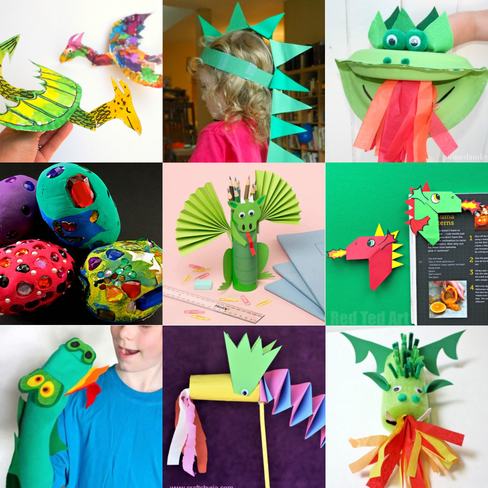 Dragon Crafts That Kids Will Love Making Mod Podge Rocks