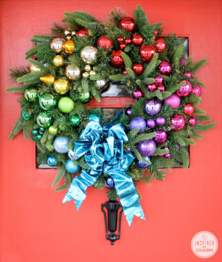 Christmas Door Decor for Your Holiday Home - Mod Podge Rocks