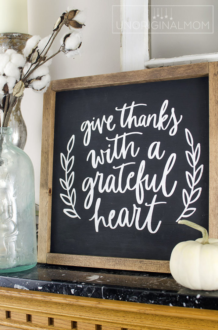 DIY Thanksgiving Signs to Grace Your Home - Mod Podge Rocks