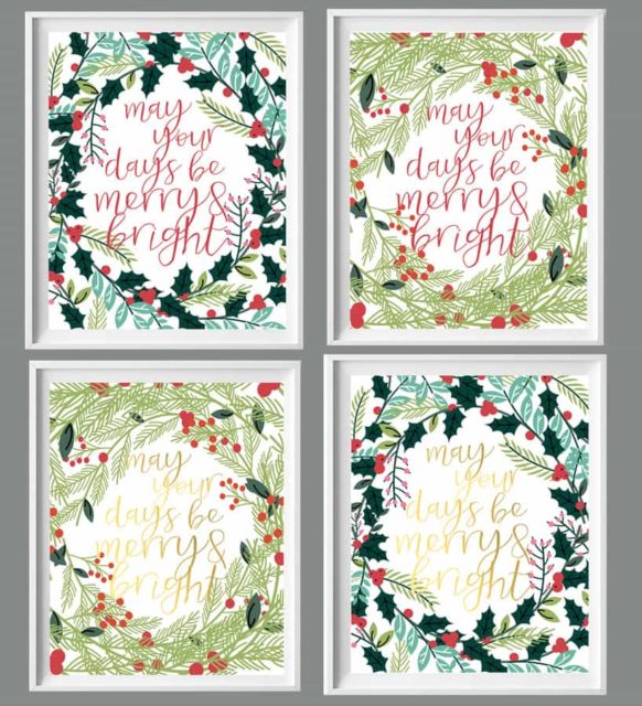 Free Rustic Themed Christmas Printables - Mod Podge Rocks