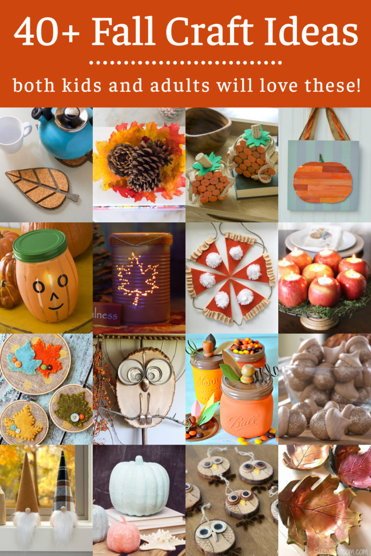 Fall Crafts for Adults: 40+ Fun and Easy Ideas! - Mod Podge Rocks