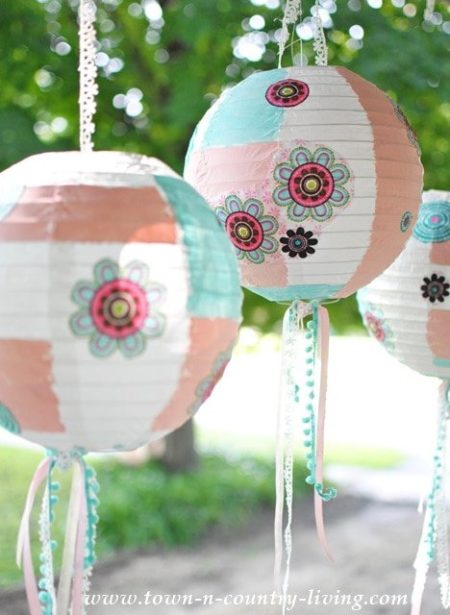 Paper Lantern Crafts for Party or Decor - Mod Podge Rocks