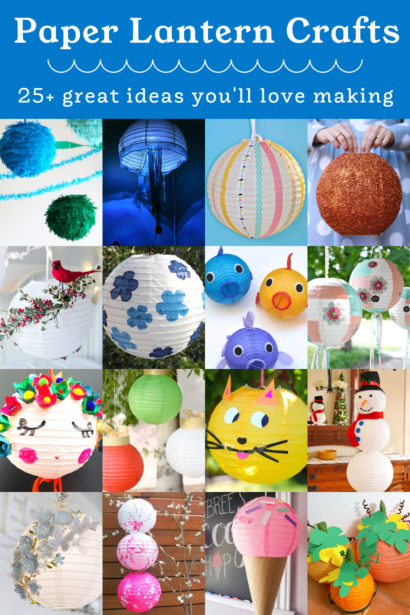 Paper Lantern Crafts for Party or Decor - Mod Podge Rocks