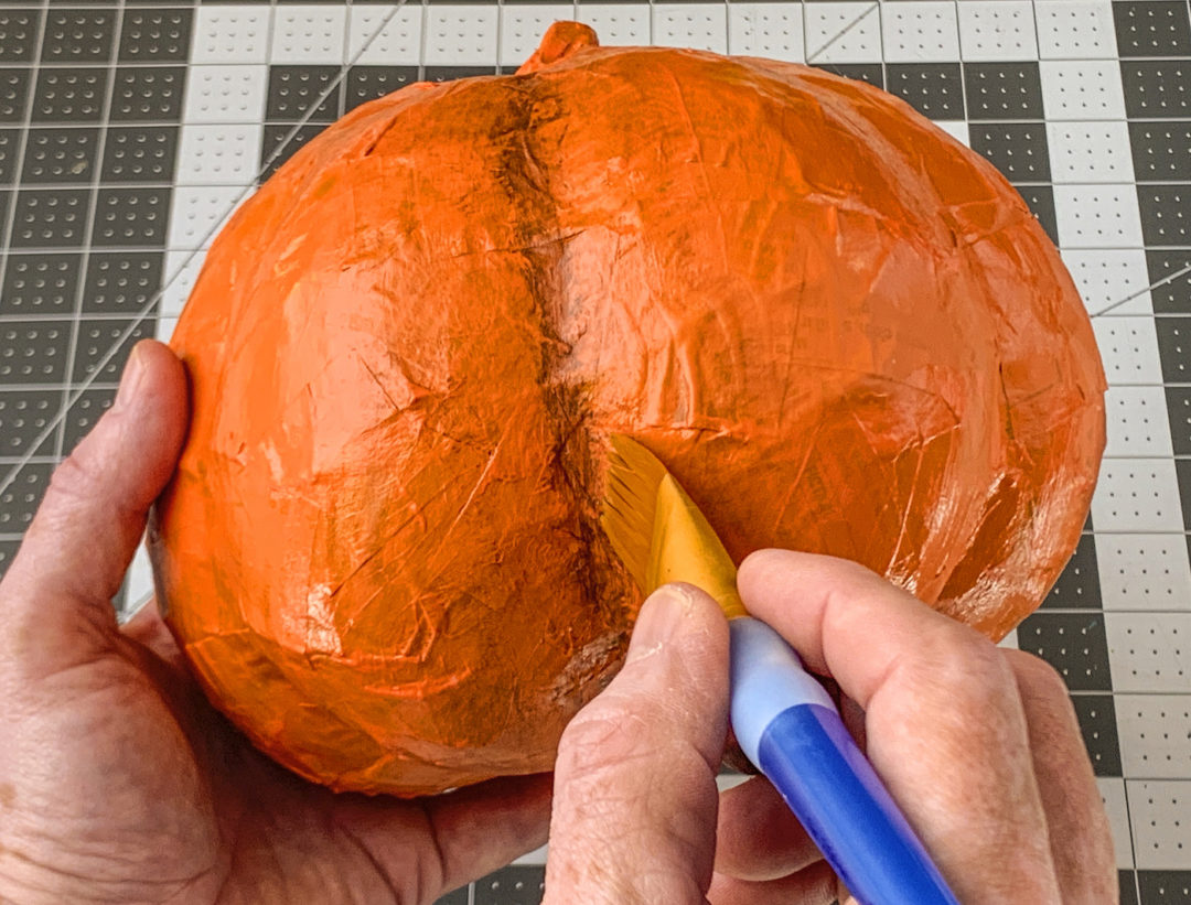 Paper Mache Pumpkins for Fall Decorating - Mod Podge Rocks