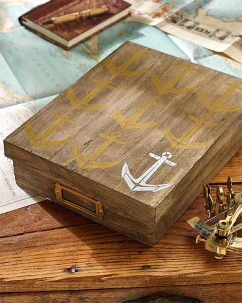 25+ Wood Box Crafts for Home Decorating - Mod Podge Rocks