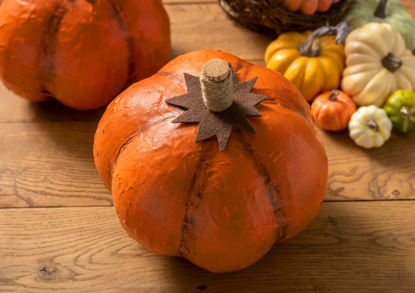 Paper Mache Pumpkins For Fall Decorating Mod Podge Rocks