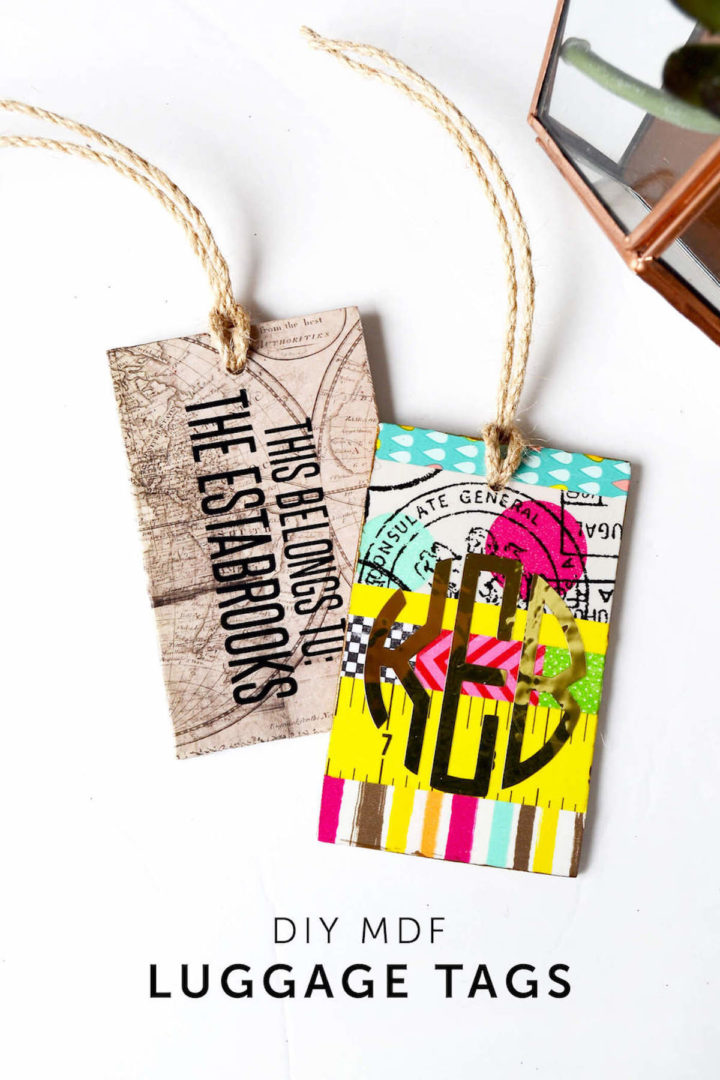 DIY Luggage Tags That Make a Statement - Mod Podge Rocks
