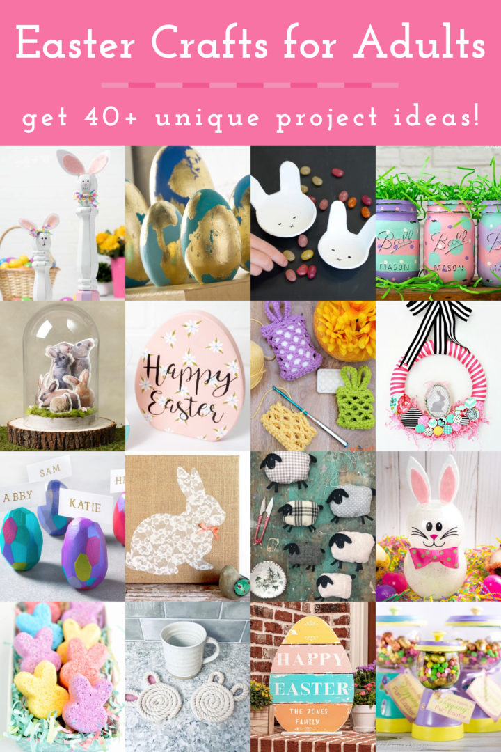 40+ Easter Crafts for Adults You'll Love - Mod Podge Rocks