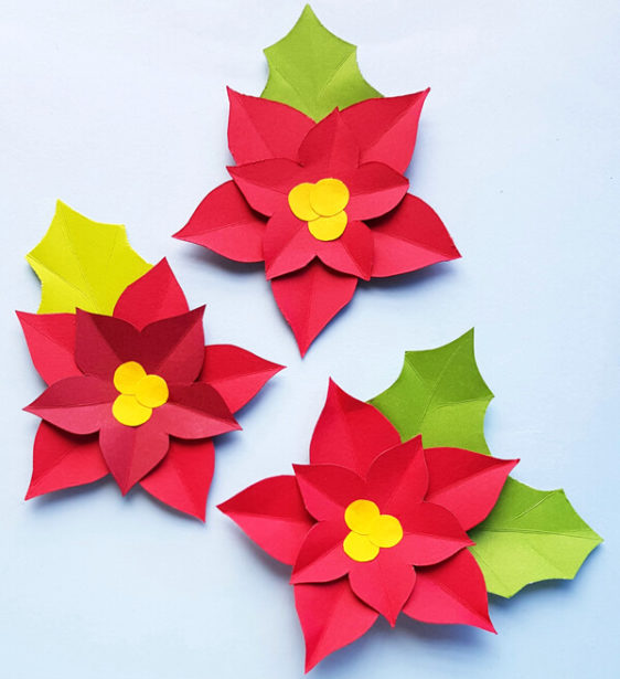 Poinsettia Crafts to Make for the Holiday - Mod Podge Rocks
