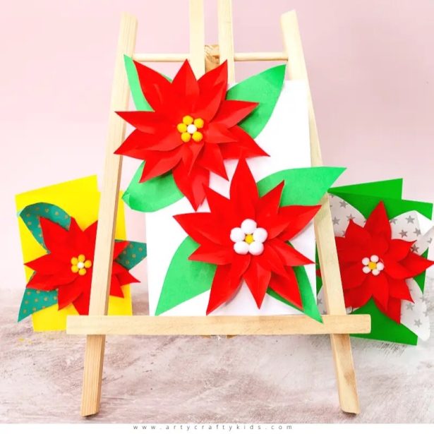 Poinsettia Crafts to Make for the Holiday - Mod Podge Rocks
