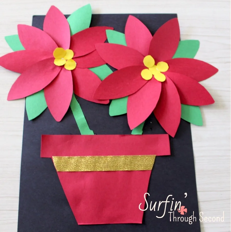 Poinsettia Paper Craft